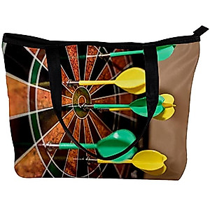 Purses for Women, Tote Bag, Handbags for Women, The Tote Bag, Darts Color Board pattern