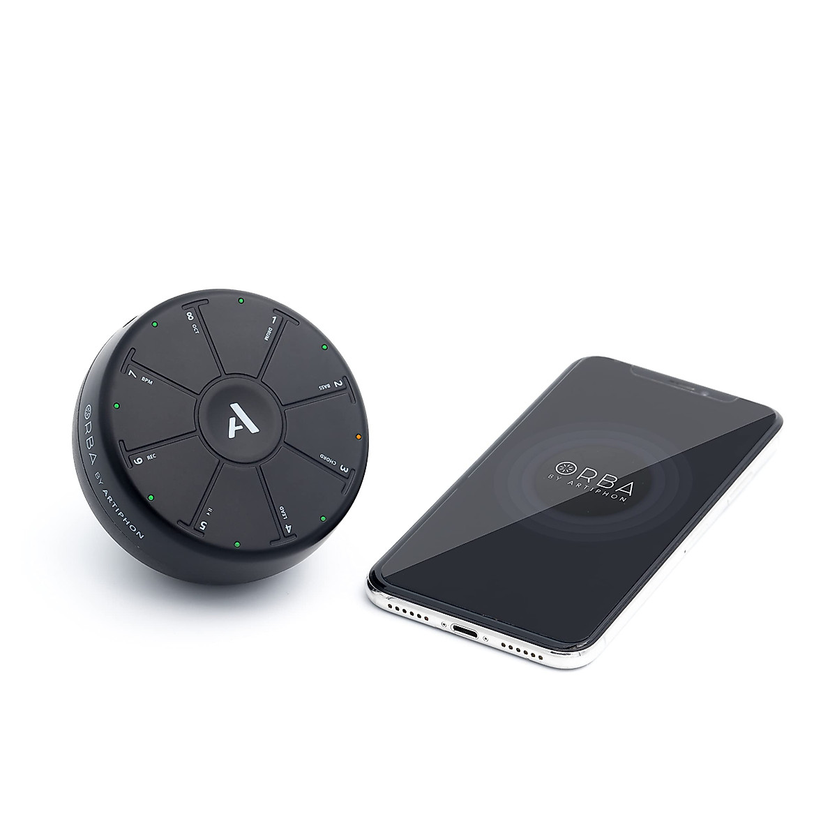 Orba by Artiphon | Portable synth, looper, and MIDI controller | iOS, Mac, Windows, PC | Bluetooth or USB MPE MIDI