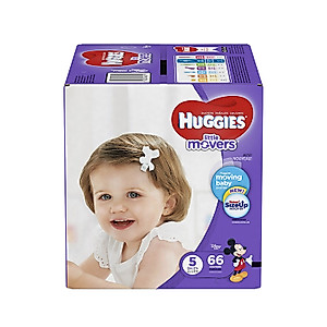 HUGGIES Little Movers Diapers, Size 5