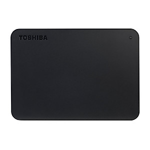 Toshiba Canvio Basics 2TB Portable External Hard Drive USB 3.0, Black - HDTB420XK3AA