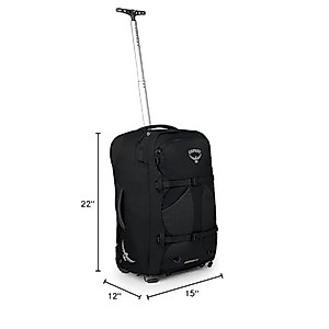 Osprey Fairview Women's Wheeled Travel Pack 36L, Black
