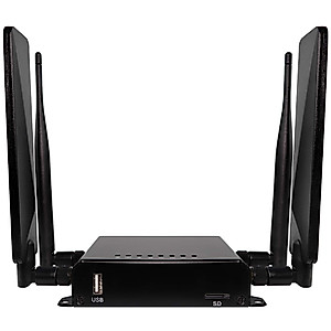 4g LTE+ Advanced OpenWRT Cat6 Unlocked Sim Router Modem with Carrier Aggregation Preconfigured for use on The T-Mobile Network and Compatible with AT&T