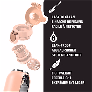 SIGG - Thermo Flask Hot & Cold ONE - Insulated Water Bottle - Tea Filter - Leakproof - BPA-Free - Stainless Steel - 17Oz