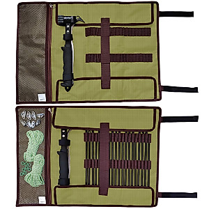 Beefoor Tent Stake Storage Bag, Heavy Duty Oxford Polyester Case for Tent Pegs and Camping Hammer, Pretty Handy to Store All Your Camp Stuff in