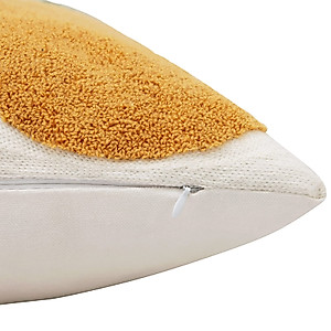 JASEN Abstract Boho Pillow Covers 18x18,Soft Mid Century Geometric Cactus Decorative Throw Pillows for Couch Bed Sofa Bedroom（Only 1 Pillow Cover）