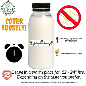 Milk Kefir Grains, Fresh Live Active Probiotic Starter Cultures, Grows Fast, Pajaritos, Bulgaros de Leche, 2 TBSP, 6 TSP