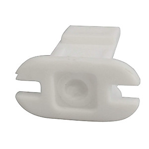 LQ Industrial Cord Weight 2PCS White Plastic Rectangle Cord Weight Control Spare for Vertical Blind,Windows,Roller Blinds Blind Safety Handle