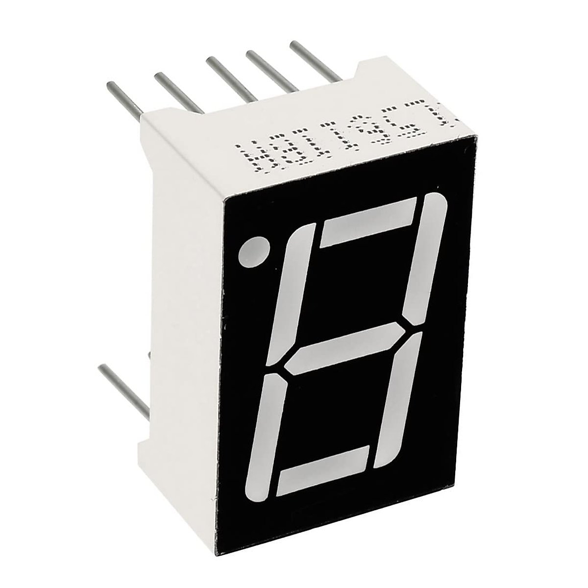 uxcell Common Anode 10 Pin 1 Bit 7 Segment Display 0.75 x 0.5 x 0.31 Inch 0.5" Red LED Display Digital Tube 10pcs