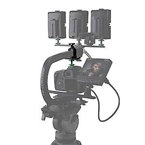 Cam Caddie Scorpion / EX Lockout Kit and Stabilizer Support Mount / Bracket for Canon Nikon Sony and Panasonic / Lumix DSLR Camera Includes: (1) Accessory Shoe + (1) D – Flashner + (1) 3” Balance Wing