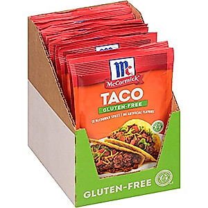McCormick Gluten Free Taco Seasoning Mix, 1.25 oz (Pack of 12)