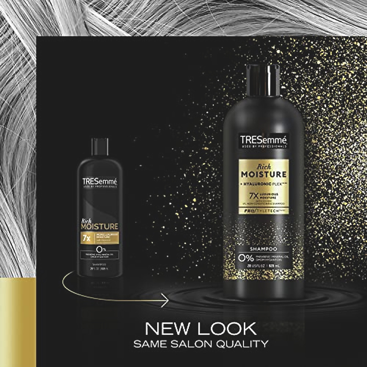 TRESemmé Rich Moisture Shampoo and Conditioner Rich Moisture 2 Count for Dry Hair Formulated With Vitamin E and Biotin 28 oz