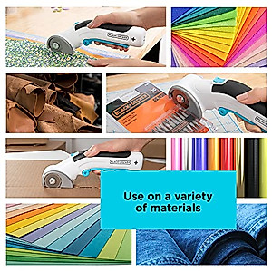 BLACK+DECKER 4V MAX Rotary Cutter, Cordless, USB Rechargeable (BCRC115FF), White