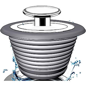 Upgrade Bathtub Drain Stopper, Tub Stopper, Bathtub Drain Plug, Universal Bathroom Sink Stopper, Bath Tub Stopper, Drain Cover Shower Accessories Replacement Jets Faucet Home Topper(Patent Pending)