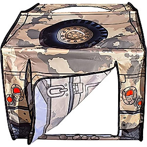 Sunny Days Entertainment Humvee Pop Up Tent - Children's Camo Pop Up Playhouse | Camouflaged Military Toy for Kids