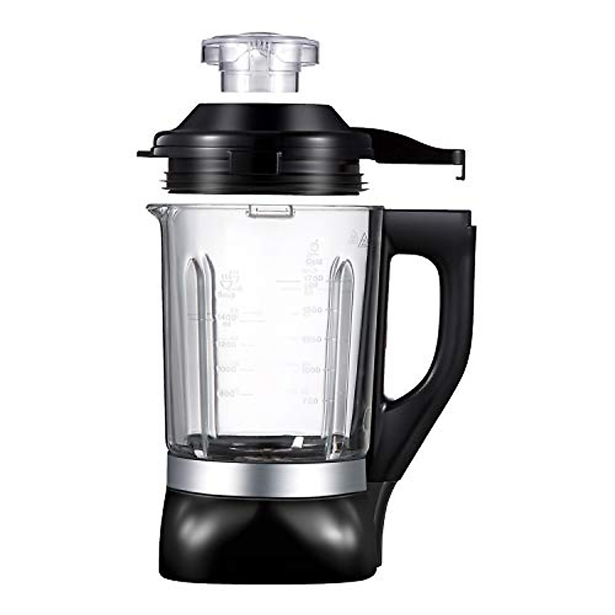 GoWISE USA GW22501 Premier High Performance Heating Blender with 6 Blending Presets and Recipe Book, Black