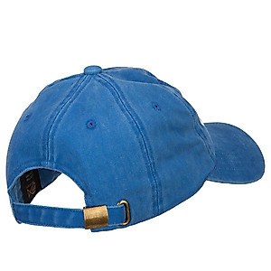 Duke Halloween Character Embroidered Dyed Unstructured Cap - Royal OSFM