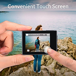 icefox Action Camera 4K 60FPS 20MP,131FT Underwater Camera with EIS,App Support Video&Photo Editing,Waterproof Camera Remote Control