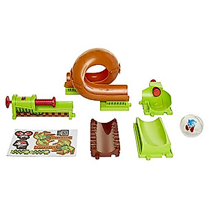 Sonic The Hedgehog Pinball Green Hill Zone , Track Play Set, 9 Piece, with Looping Action & Automatic Bumper Exclusive Sonic Sphere Included, for Ages 3+