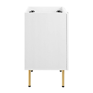 Modway Chaucer 24” Bathroom Vanity Cabinet in White (Sink Basin Not Included), 30 Inches