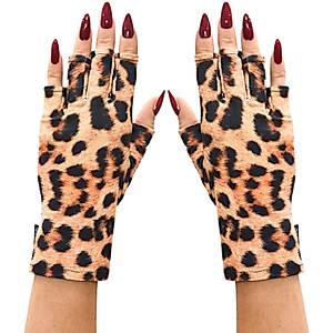 ManiGlovz - Original UPF 50+ UV Light Protective Nail Gloves | Gel Manicure & Anti UV Fingerless Gloves for Women | Driving Sun Protection