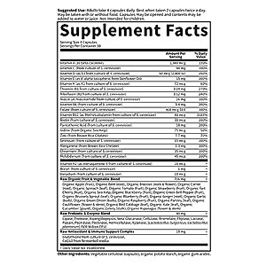 Garden of Life Multivitamin for Women - Vitamin Code 50 & Wiser Women's Raw Whole Food Vitamin Supplement with Probiotics, Vegetarian, 120 Count