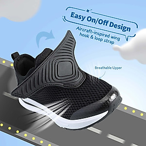 DREAM PAIRS Kids Shoes Boys Girls Tennis Athletic Running Sneakers for Little Kid/Big Kid Black Size 2 Little Kid SDRS2314K