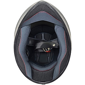 Bluetooth Motorcycle Helmet with Clear, Tinted, Iridium Shields (Gloss White, Large)