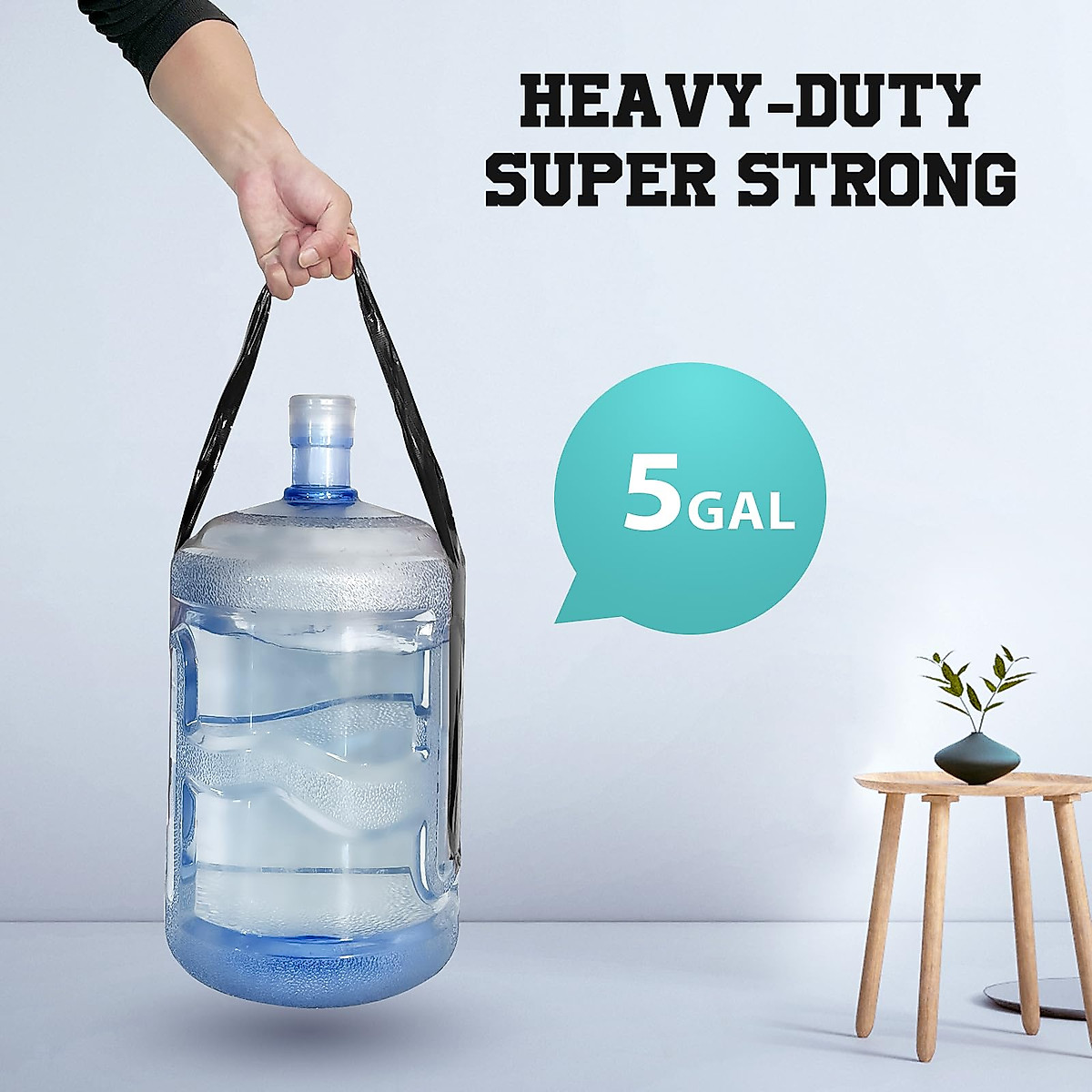 CyantSolutions Black Duct Tape Heavy Duty, Super Strong Sticky and No Residue Black Waterproof Duct Tapes, Multi-Use Duct Tapes for Packaging, Binding, Material Handling, 1 Roll (2 Inch x 30 Yards)