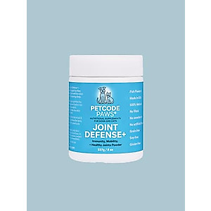 PETCODE PAWS Joint & Immunity Supplement for Dogs & Cats – Gluten-Free Joint Support Pet Nutrition with Multivitamin Blend – Premium Pet Supplies for Dogs Overall Well-Being & Immune Defense - 8 oz
