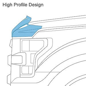Rugged Ridge | Hood Bug Deflector, Wraparound, Smoke | 11350.02 | Fits 2007-2018 Jeep Wrangler JK