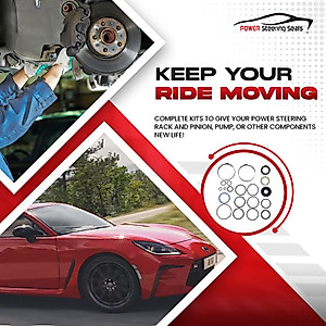 Power Steering Seals - Precision Fit Power Steering Pump Seal Kit | O-Ring And Sealing Kit for Toyota Celica Supra 1982-1985 | Complete Steering Parts Seal Replacement