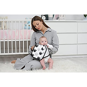 Burp Cloths for Baby Boy & Girl - Ultra Absorbent Burping Cloth Rags - Anti Shrink Unisex Burpy Clothes - Super Soft Jersey Cotton, Large 21"x10" - Thick for Newborn Cloth Diapers - 6 Pack