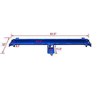 Motorcycle Dolly 1250 lbs Steel Motorcycle Tow Dolly for Bike,Motorcycle Mover for Garage,Motorcycle Accessories 81.5"x 32"x 3" Bike Dolly