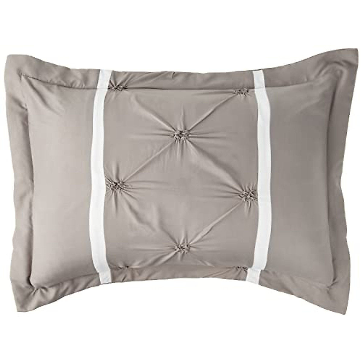 Vermont Grey Queen 8 Piece Comforter Bed in A Bag Set