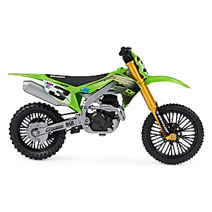 Supercross, Authentic Eli Tomac 1:10 Scale Collector Die-Cast Motorcycle Replica with Display Stand
