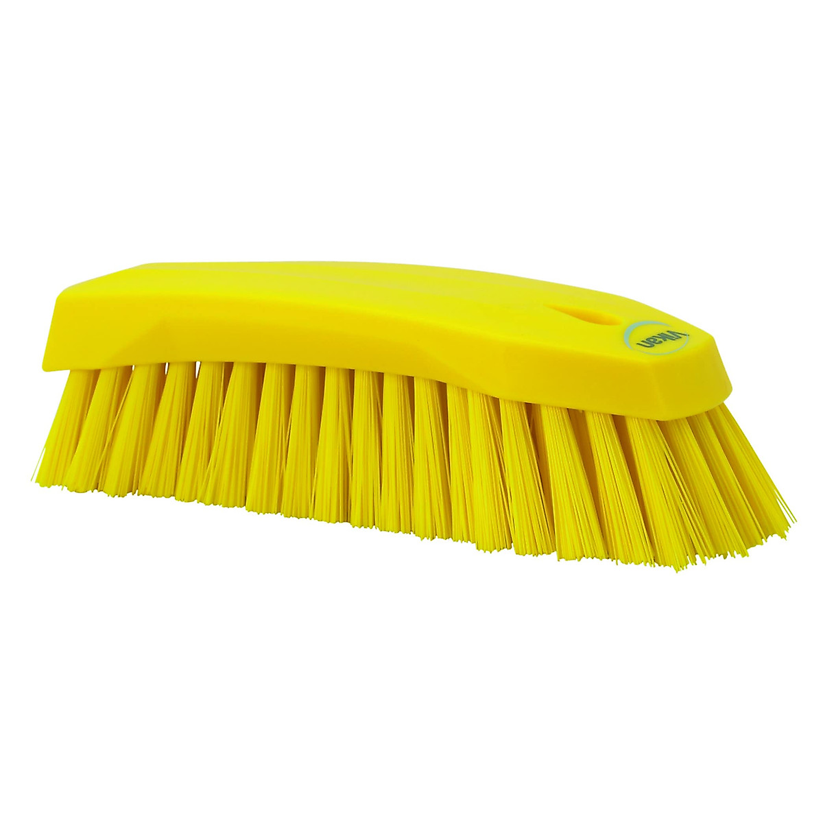 Vikan 38906 Brush,Scrub,Stiff,8",PP/PBT,Yellow