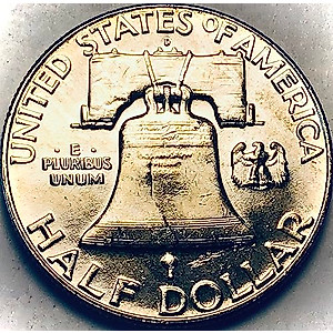 1963 D Franklin Silver BU Half Dollar Seller Mint State