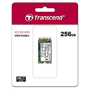 Transcend 256GB SATA III 6Gb/s MTS400 42 mm M.2 SSD Solid State Drive (TS256GMTS400)