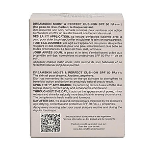 Dior Capture Dreamskin Moist & Perfect Cushion SPF 50 Pa+++ 030 Refill 0.5 Ounce