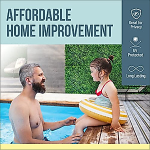 CREATIVE SPACE Grass Wall Panels Artificial Plants Wedding Backdrop 12 PCS 20 x 20 Inch Boxwood Panels Privacy Hedge Screen for Indoor Outdoor Garden Wall Decor Bedroom