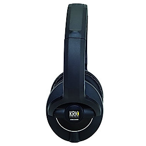 KRK KNS 8400 On-Ear Closed Back Circumaural Studio Monitor Headphones with Volume Control