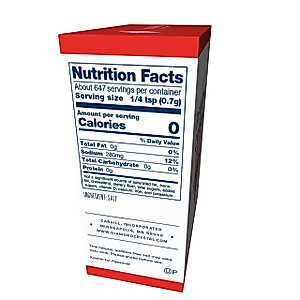 Diamond Crystal Kosher Salt Flakes – Full Flavor, No Additives and Less Sodium - Pure and Natural Since 1886-1 Pound Box