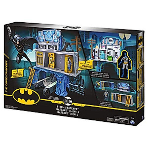 Spin Master Batman 3-in-1 Batcave Playset with Exclusive Batman Action Figure and Battle Armor