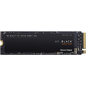 Western Digital 1TB SN750 NVMe Internal Gaming SSD Solid State Drive - Gen3 PCIe, M.2 2280, 3D NAND, Up to 3,470 MB/s - WDS100T3X0C