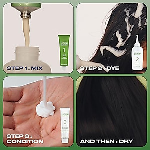 Clairol Natural Instincts Demi-Permanent Hair Dye, 4BZ Dark Bronze Brown Hair Color, Pack of 1