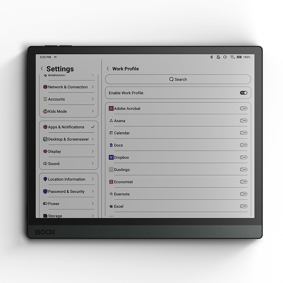 BOOX Tablet Tab Ultra C Pro ePaper Tablet PC 10.3 Digital Paper 6G 128G with Rear Camera Paper Tablet