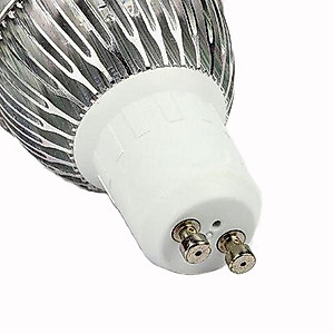 MODOAO 3W GU10 LED Bulbs, Dimmable Spot Light Bulb,Recessed Lighting,110 Volts 30 Degree Beam Angle, 30W Halogen Bulbs Equivalent,300LM,6000K Cool White 6 Pack