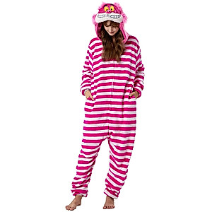 QSTYLE Adult Animal Onesie Halloween Costume,One Piece Cosplay Suit for Women and Men