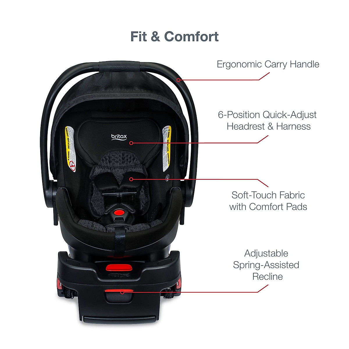 Britax B-Free & B-Safe Gen2 Flexfit Travel System, Midnight