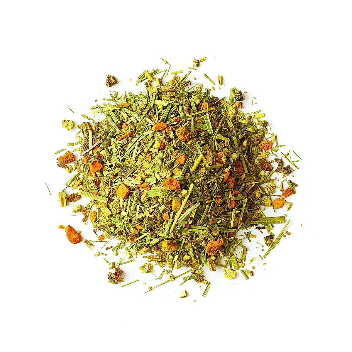 Rishi Tea Turmeric Ginger Herbal Tea - USDA Organic Direct Trade Loose Leaf Tea, Certified Kosher, Caffeine Free Ayurvedic Tea Blend, Immune Support with Citrus for Taste - 16 Ounces (Pack of 1)